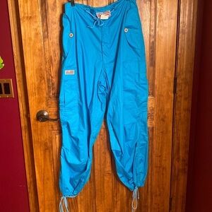 UFO | Pants | Vintage Ufo Bubble Pants Blue Parachute Cargo Hip Hop ...